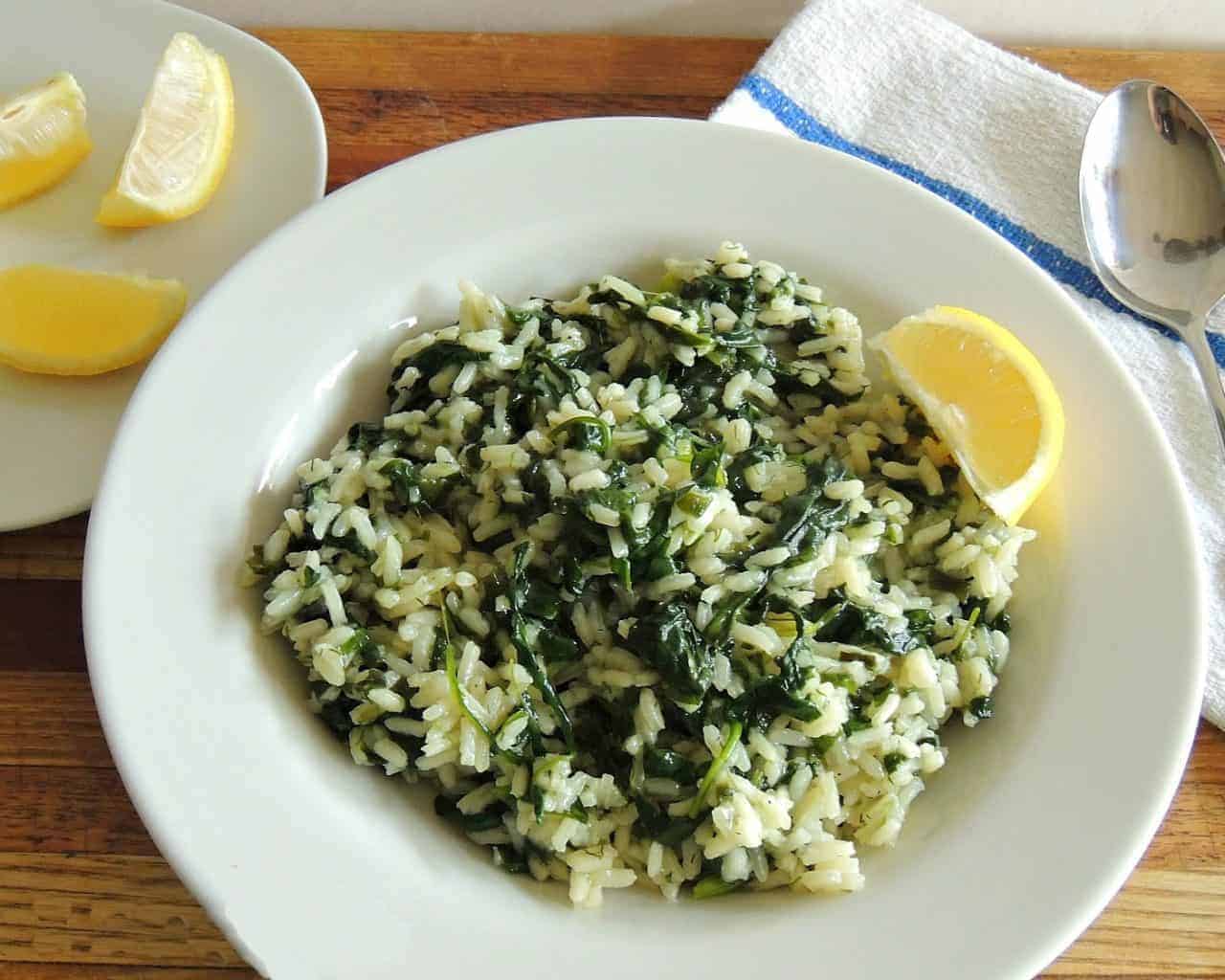 Σπανακόρυζο - Cookhero